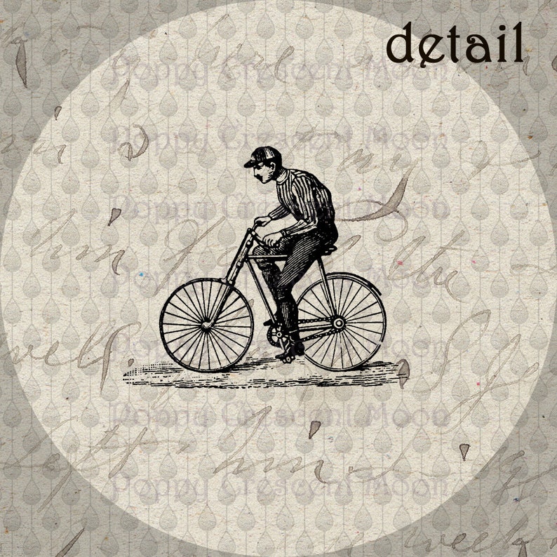 DIGITAL PAPER - Vintage Bicycles. Printable, Digital Paper, Junk ...