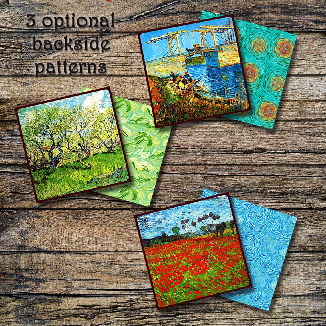 MEMORY MATCHING GAME - Vincent Van Gogh (1). Printable, Matching Cards ...