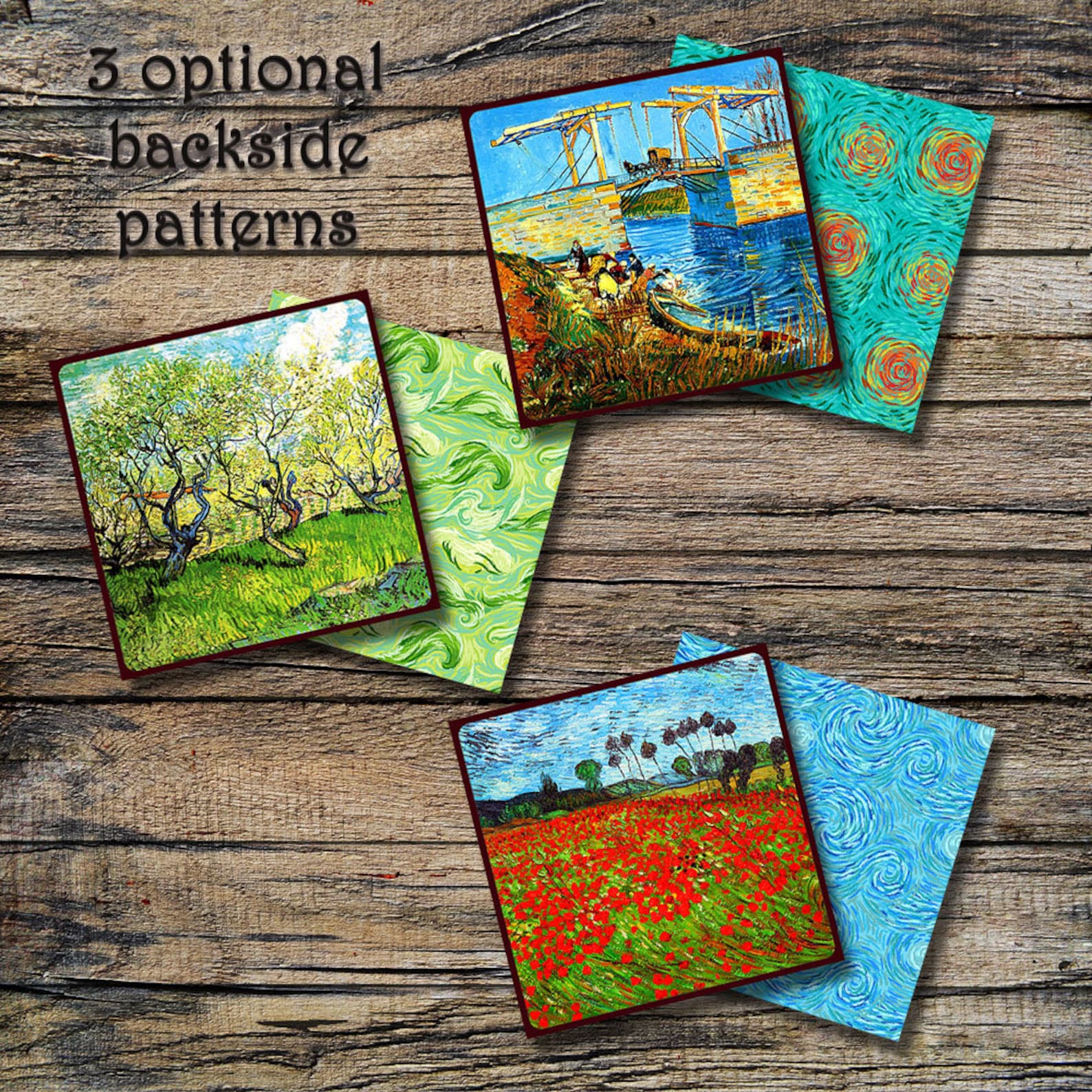 MEMORY MATCHING GAME - Vincent Van Gogh (1). Printable, Matching Cards ...