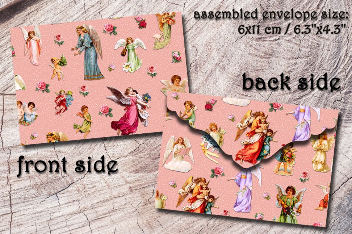 ENVELOPES - Angels. Printable, Digital, Instant Download, Envelope ...