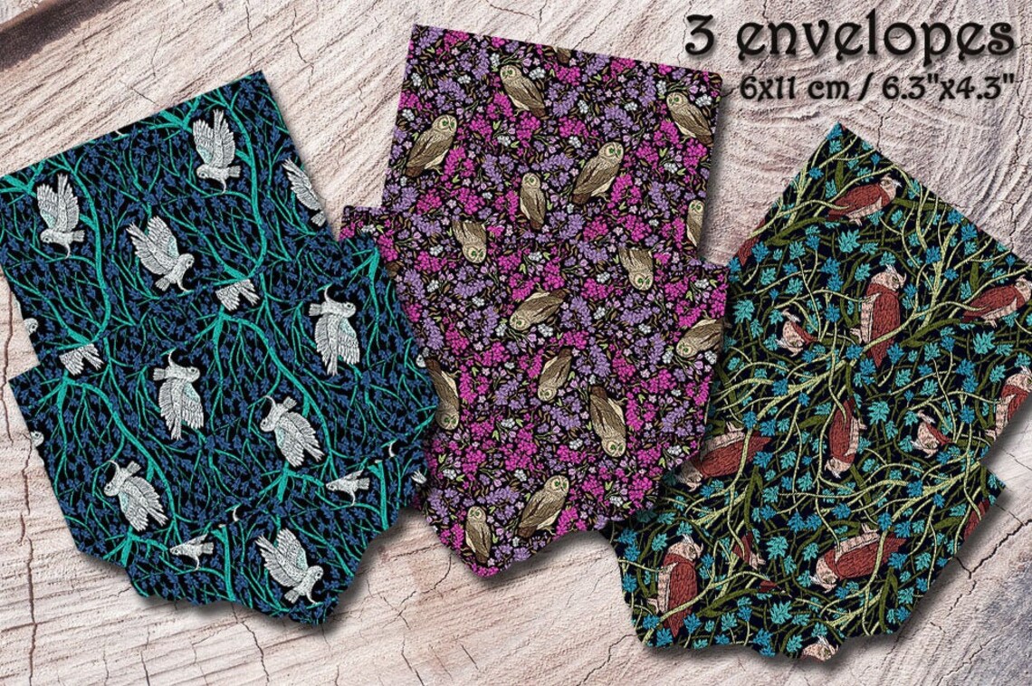 ENVELOPES - Owls (1). Printable, Digital, Instant Download, Envelope ...