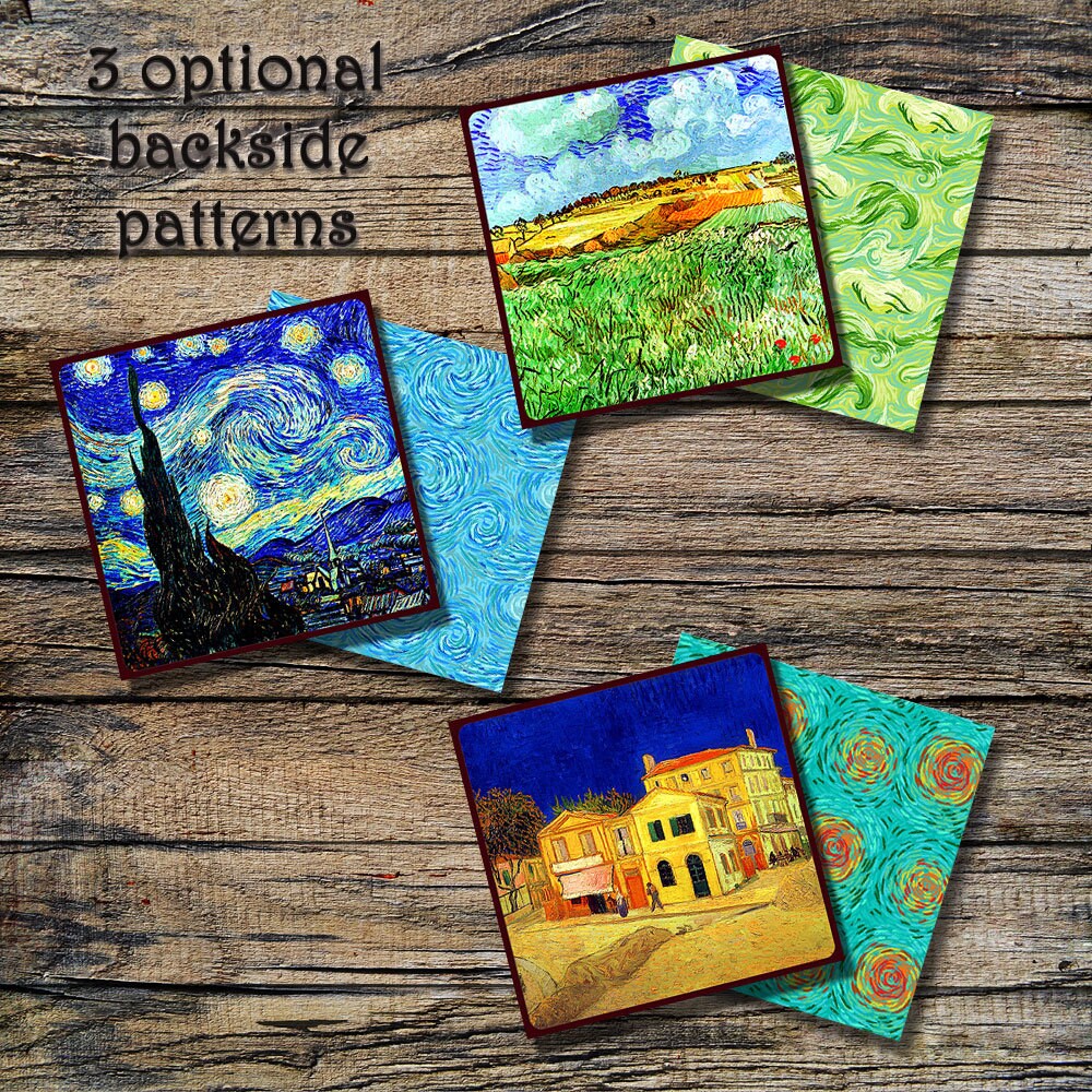 MEMORY MATCHING GAME - Vincent Van Gogh (2). Printable, Matching Cards ...