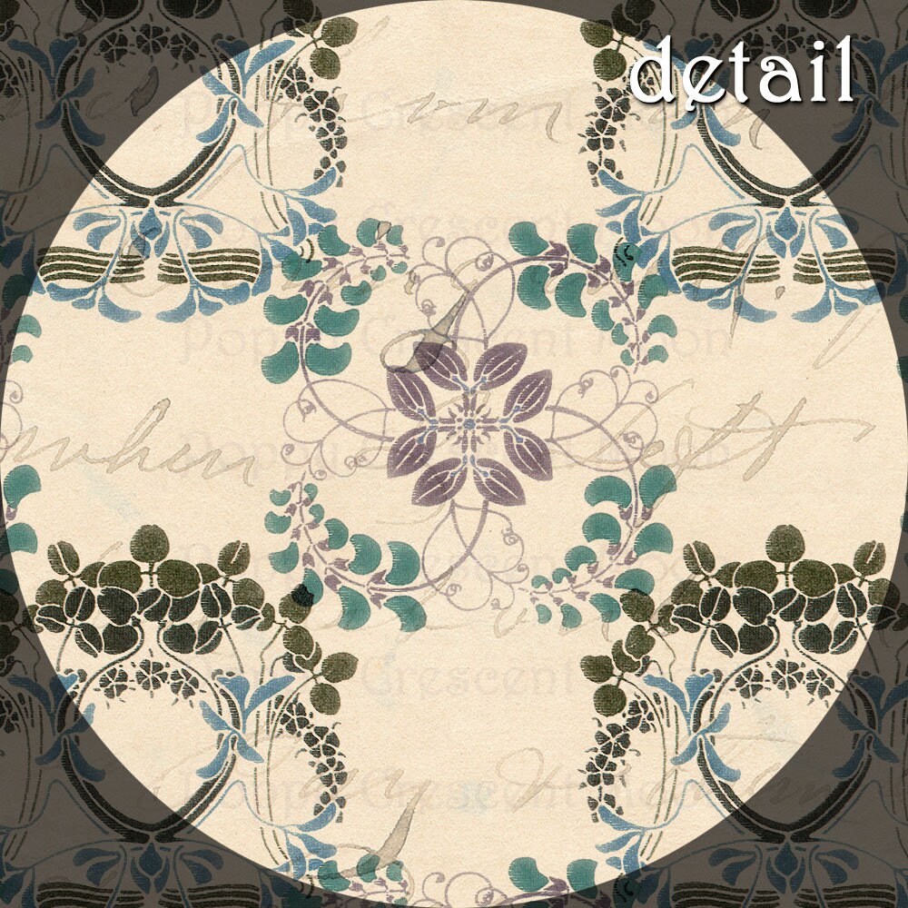 DIGITAL PAPERS - Art Nouveau (2). Printable, Digital Download Paper ...