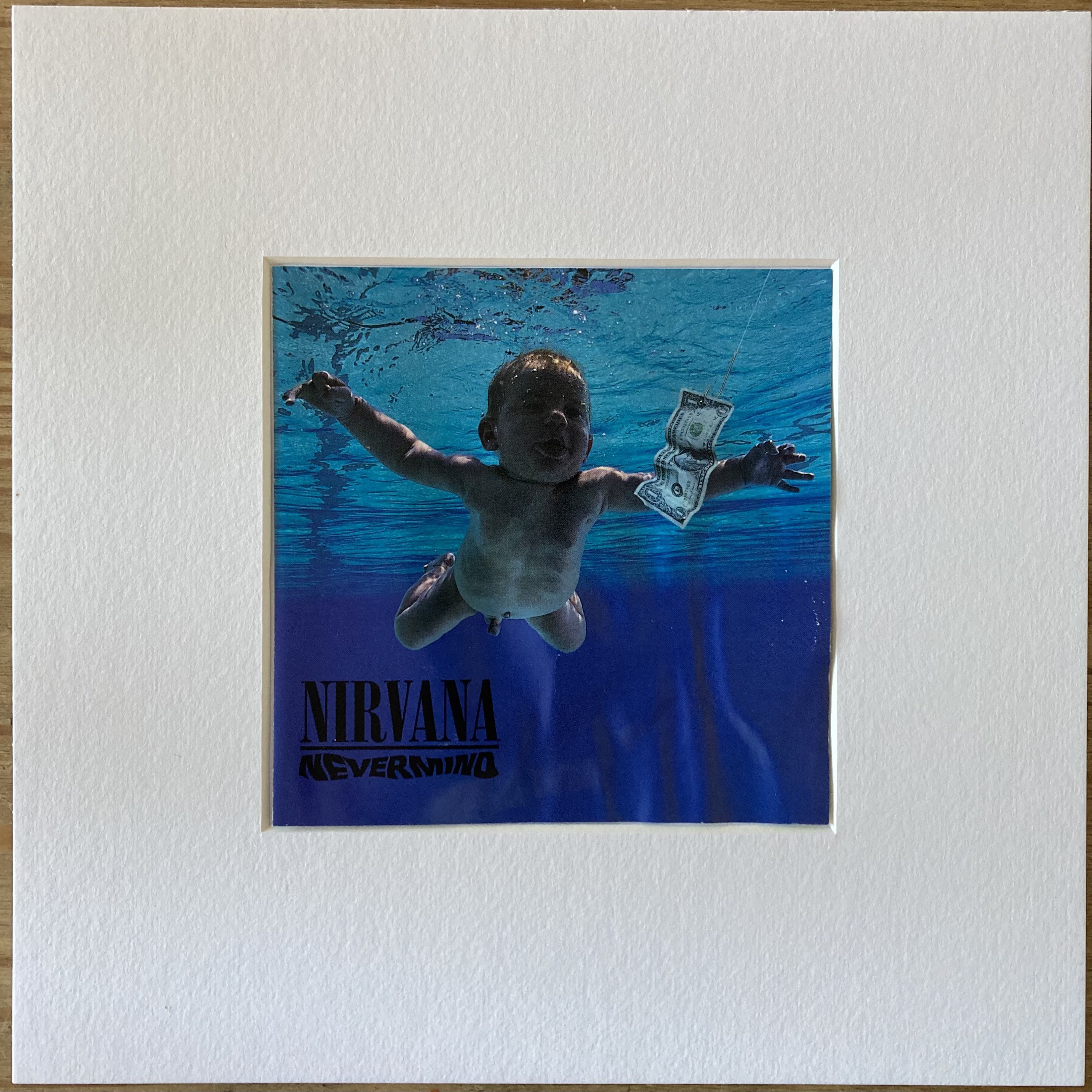 Nirvana Nevermind: Real Framed CD Sleeve Wall Art - Etsy