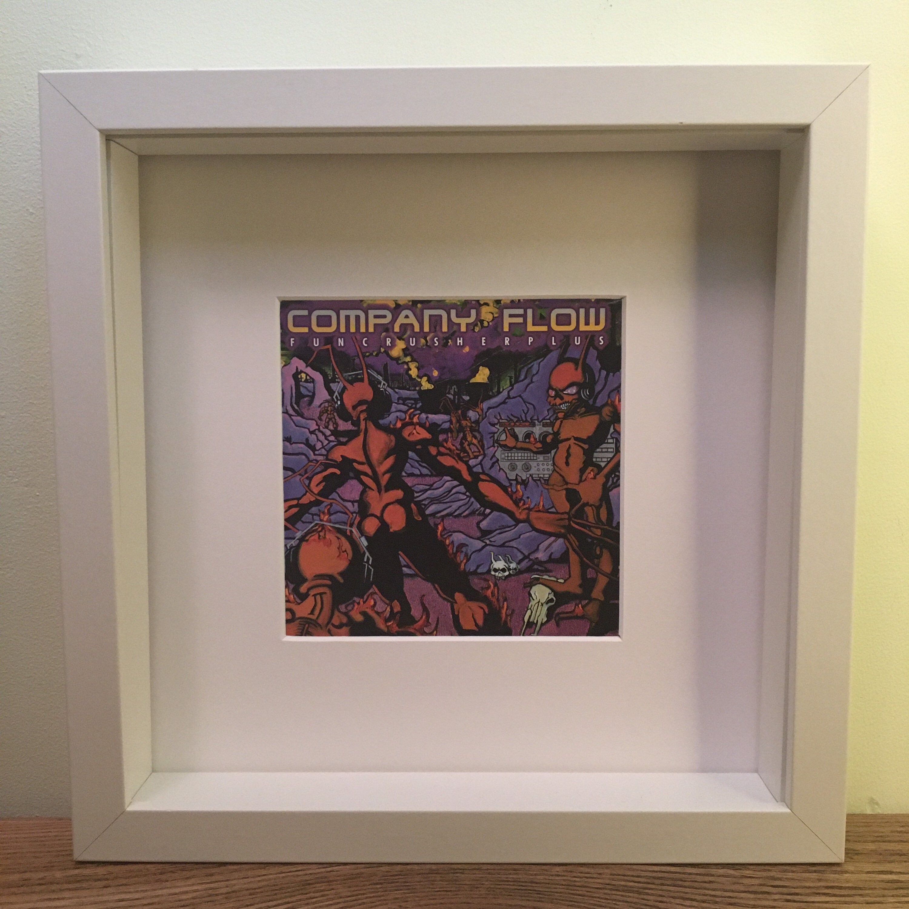 Company Flow Funcrusher Plus: Real Framed CD Sleeve Wall Art - Etsy 日本