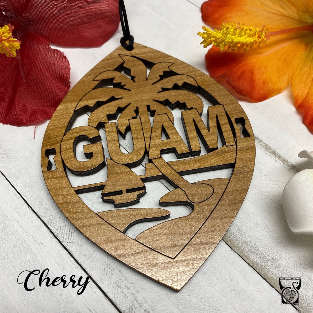 Guam Seal Rear View Ornament - Etsy