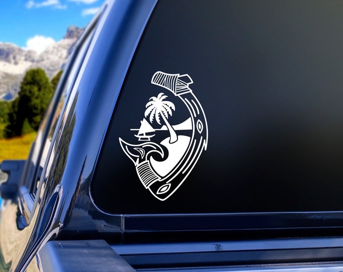 Pink Guam License Plate Stickers, Chamorro Stickers, Guam Stickers - Etsy