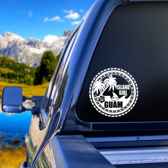 Island Girl Guam Sticker Decal | Etsy