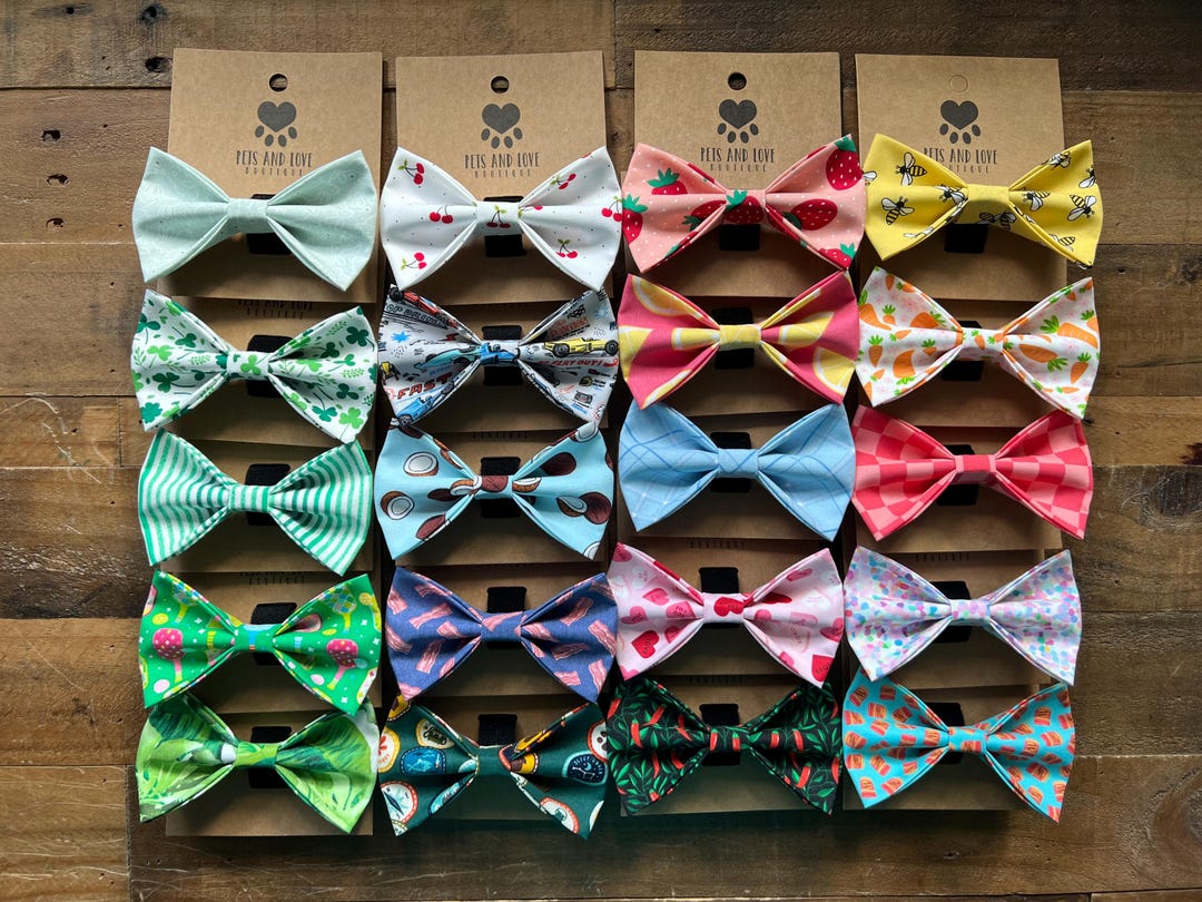 Sale Large Dog Bow Tie: Pets and Love Boutique, 5 Inch Bow - Etsy UK