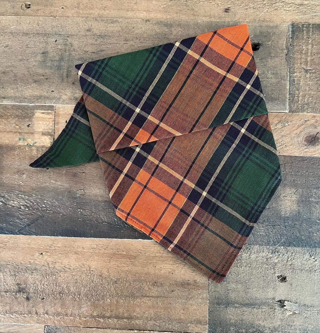 Fall Dog Bandana // Plaid Bandana // Pet Bandana // Fall ...