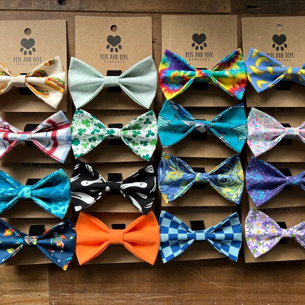 Large Dog Bow - Etsy