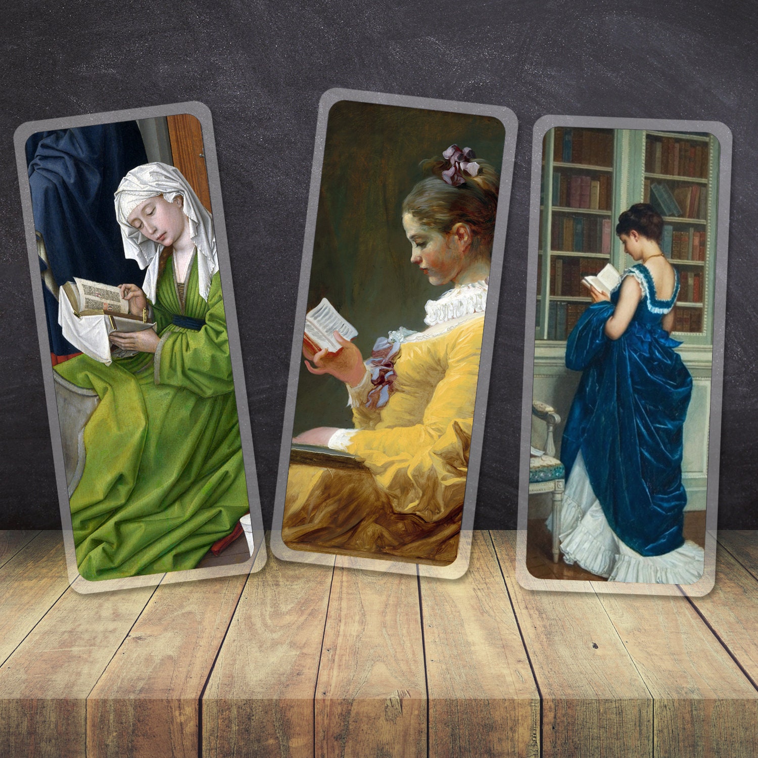 Woman Reading Bookmarks for Book Lovers Bookworm Gifts Inspirational ...