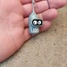 Bender Futurama Polymer Clay Keychain / Handmade Pendant / Handmade ...