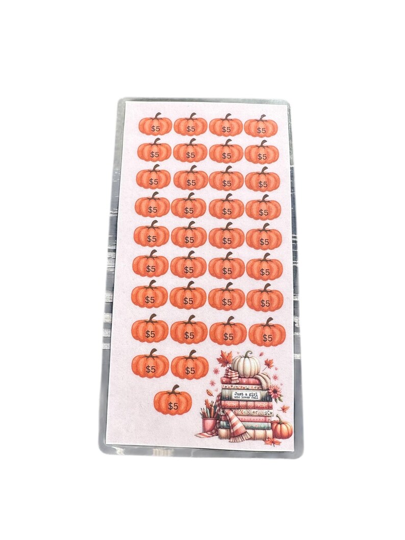 A6| PDF Printable | Instant Download | Fall Savings Challenge - Etsy