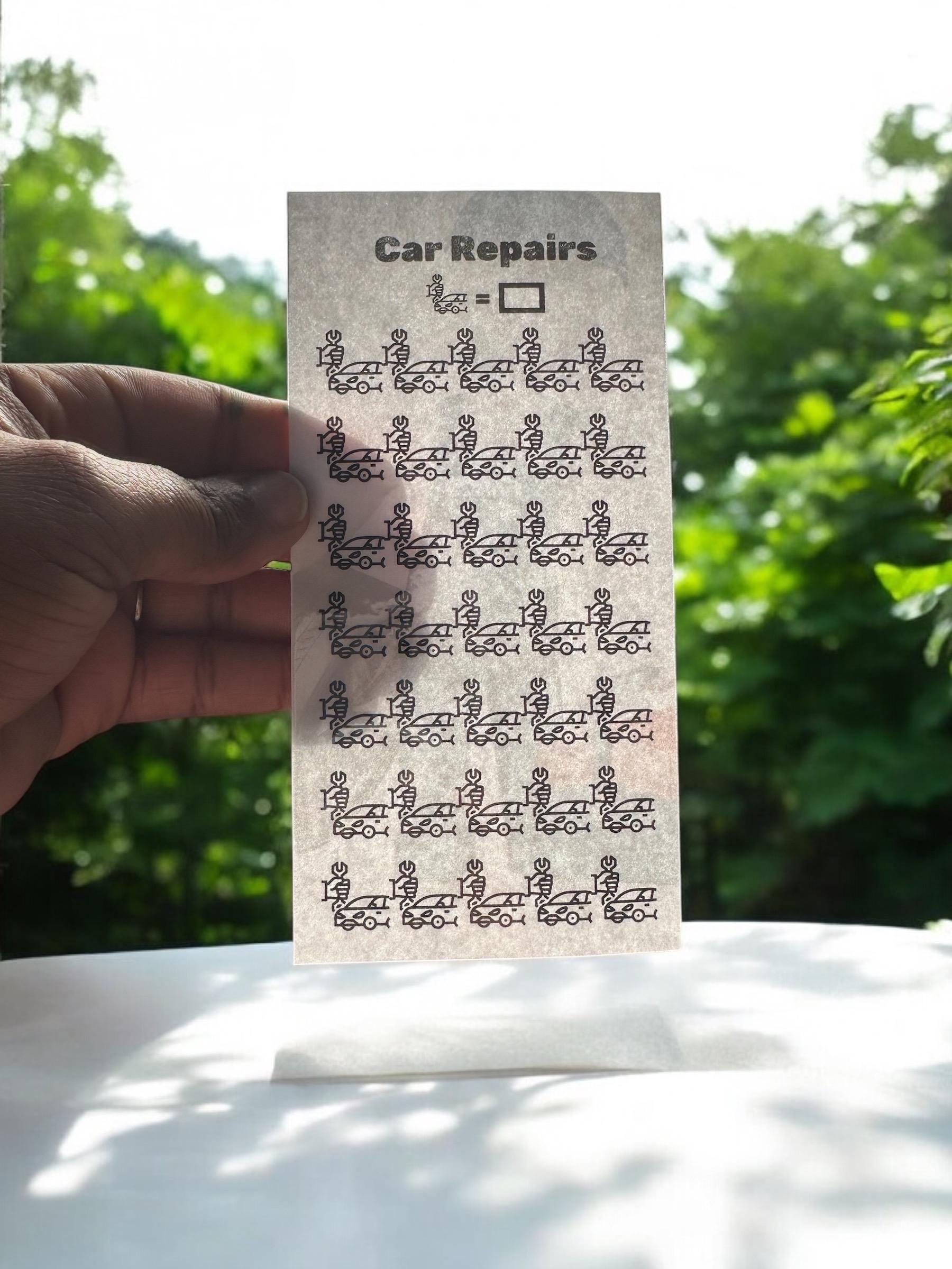 A6| PDF Printable | Instant Download | Car Repair Savings Challenge - Etsy
