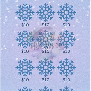A6 | PDF Printable | Instant Download| Winter Savings Challenge - Etsy