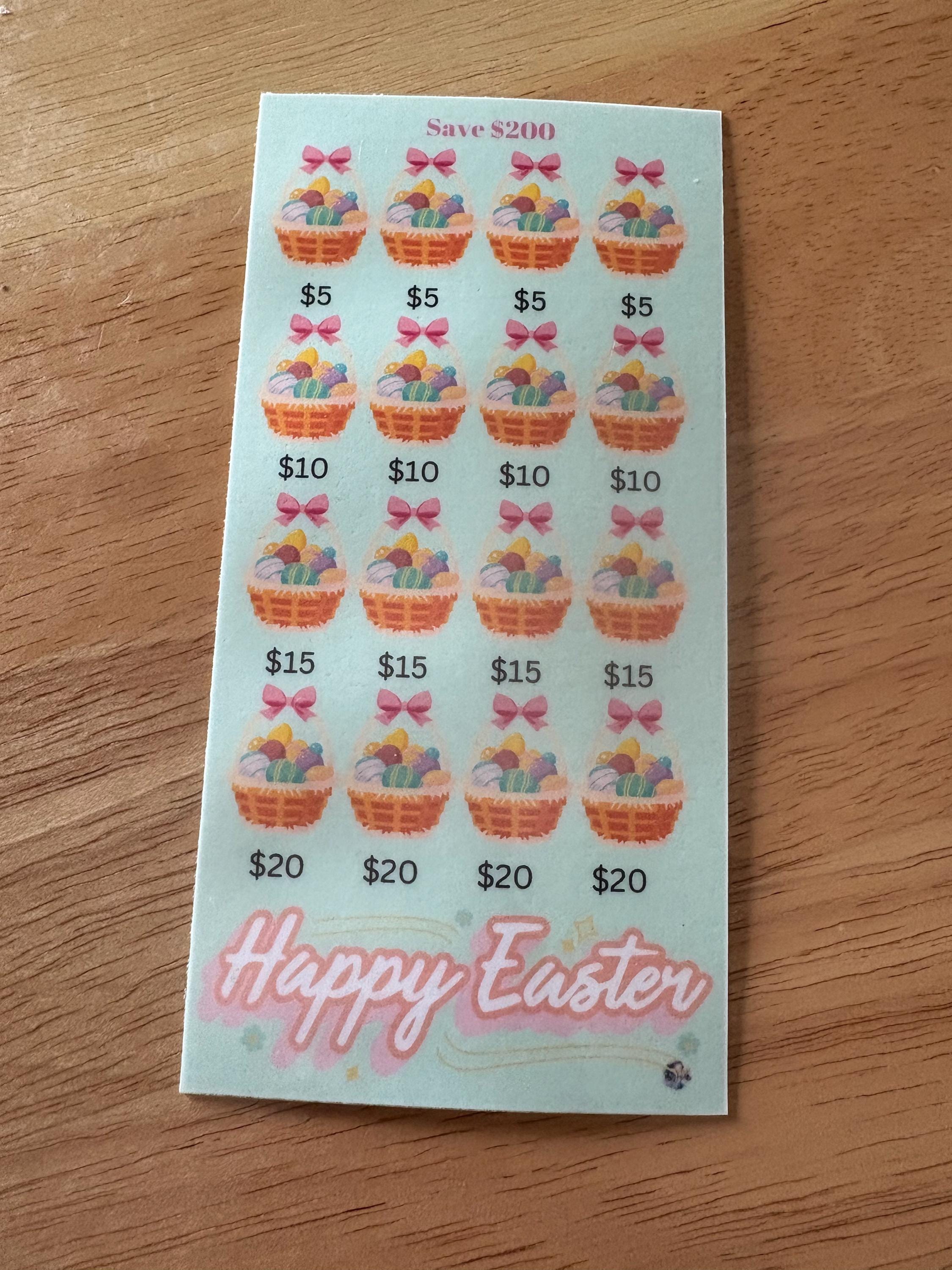 Easter Savings Challenge | Save 200 | Fun Budgeting Game | Holiday ...