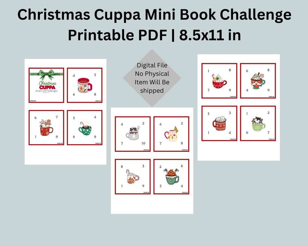 Christmas Cuppa Savings Challenge: Printable Cash Envelope System (PDF ...