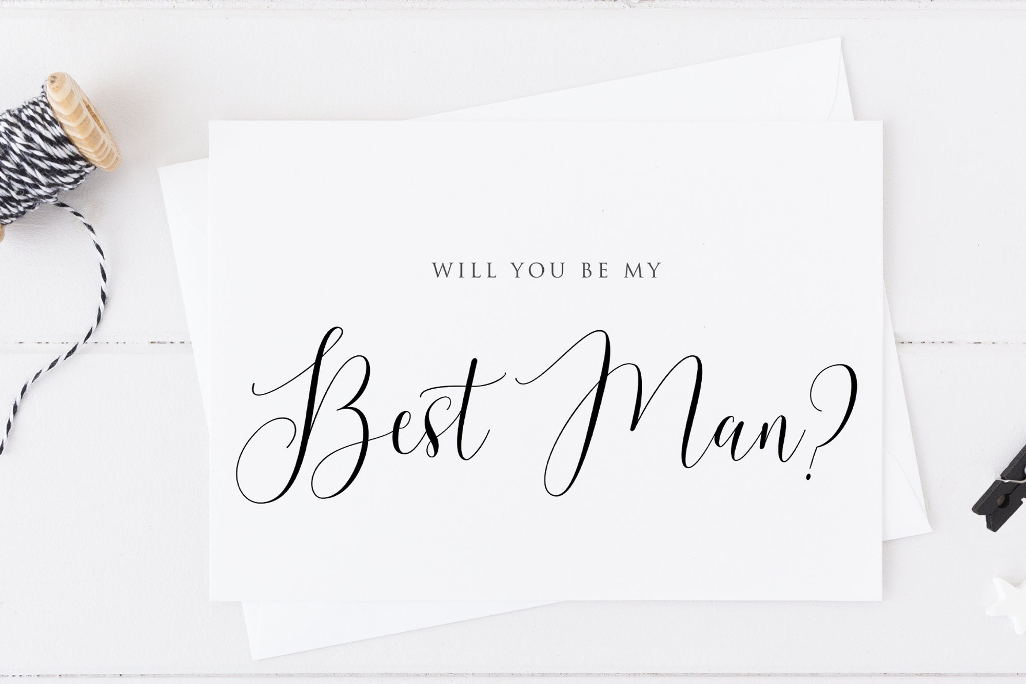 Will You Be My Best Man Best Man Proposal Card Best Man - Etsy UK