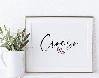 Wedding Map Watercolor Single Sided Hand Painted Custom - Etsy