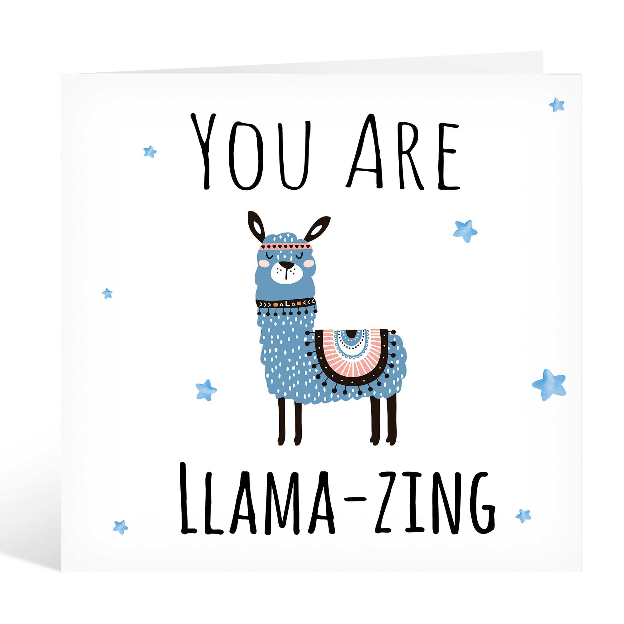 Llama Card You Are Llama-zing Congratulations New Job Boy - Etsy