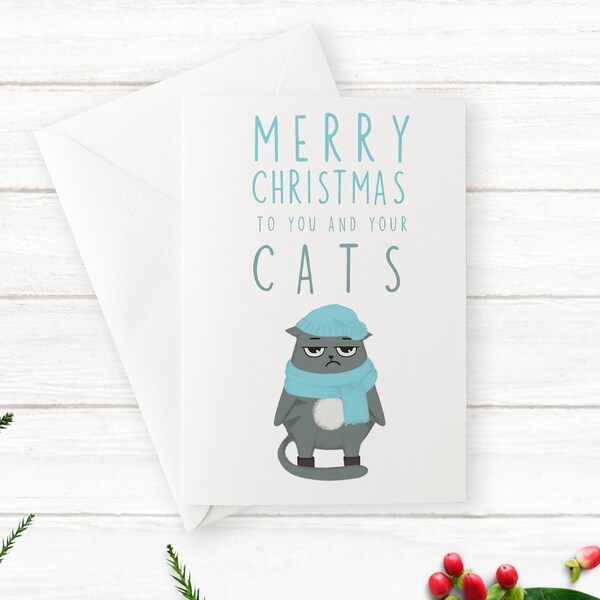 Grumpy Cat Card - Etsy UK