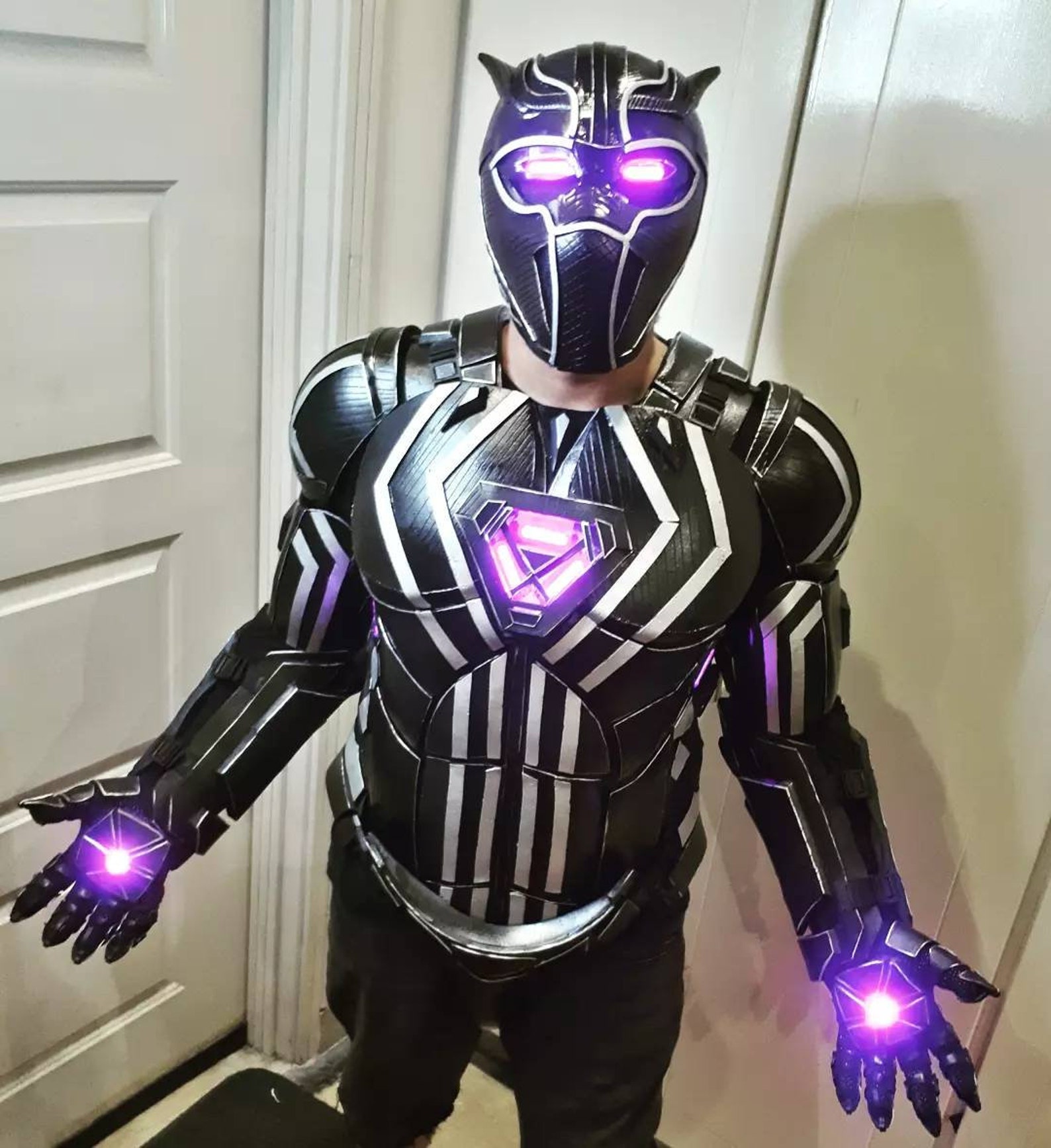 Black Panther Eva Armour Costume Etsy