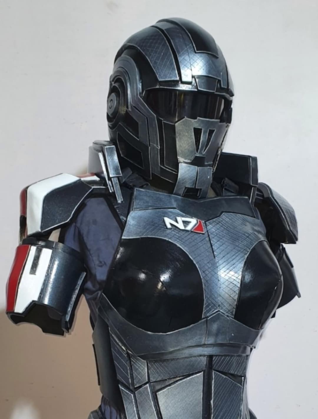 N7 Shepard Helmet (armour Matching) - Etsy