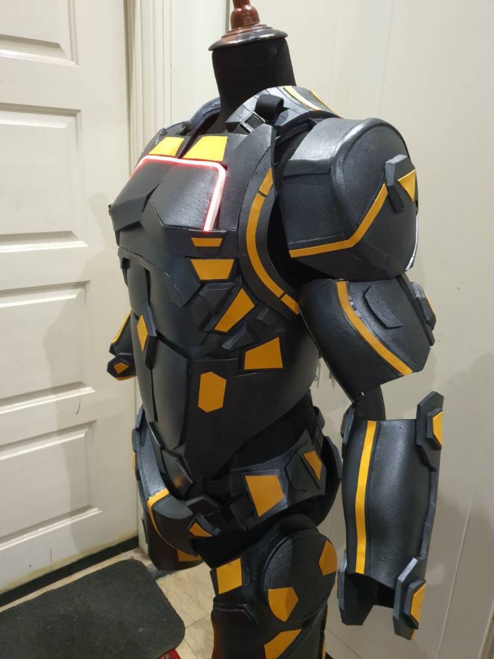 EVA Croc-face Half Open Helmet With Full Body Armour Set - Etsy UK