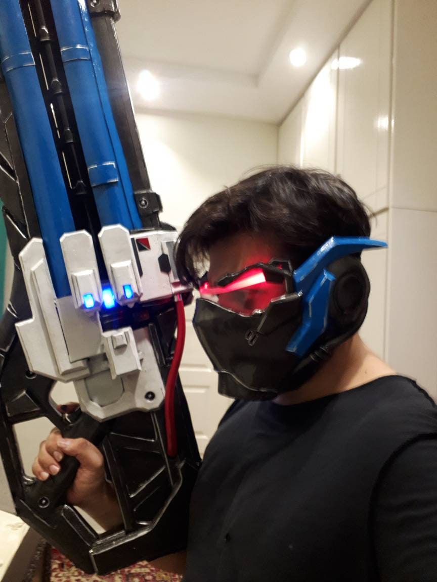 Soldier76 Eva Mask and Gun - Etsy