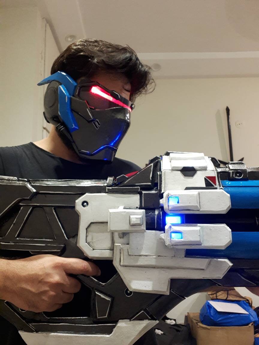 Soldier76 Eva Mask and Gun - Etsy