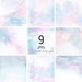 Cotton Candy Watercolor Backgrounds, Delicate Pastel Textures and ...