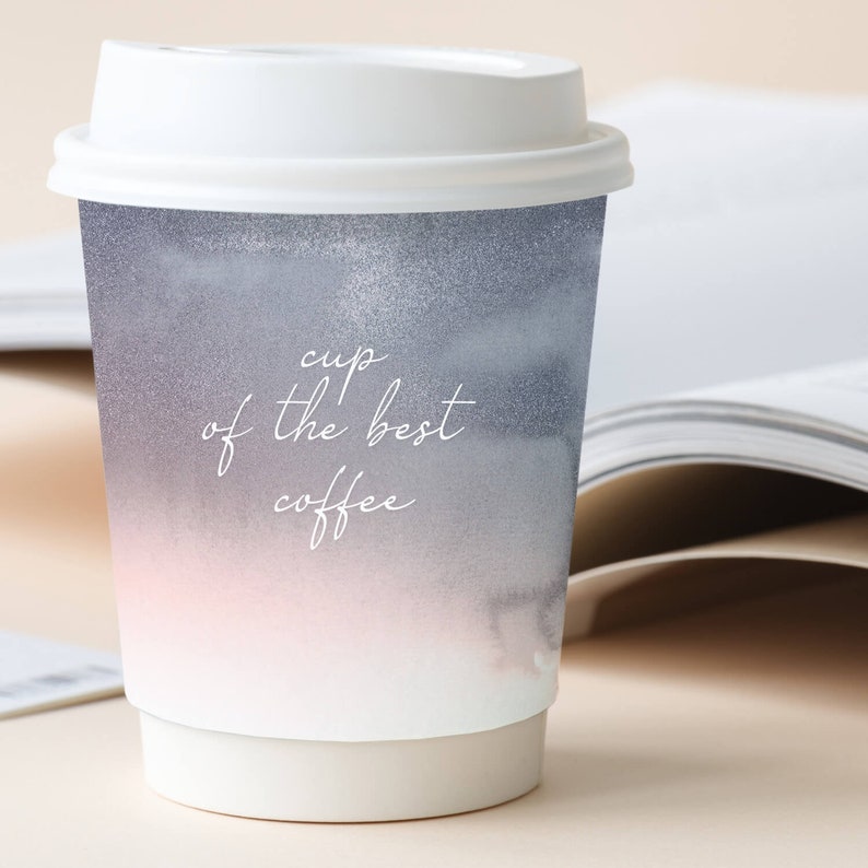 Gray Pink Ombre Watercolor Backgrounds Decorative Textures - Etsy