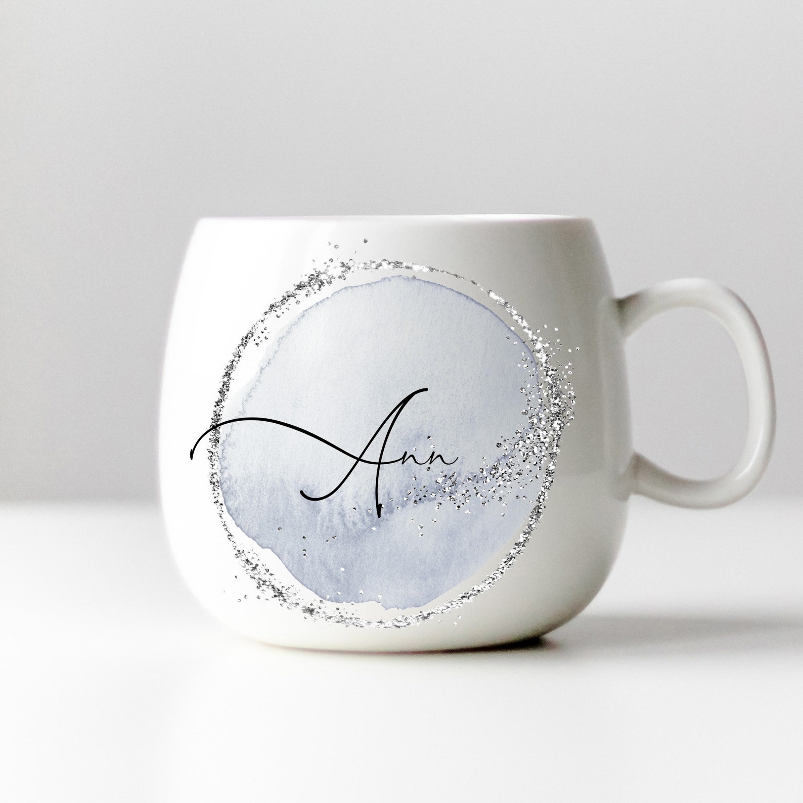 Gray With Silver Watercolor Splash Clipart Decorative - Etsy