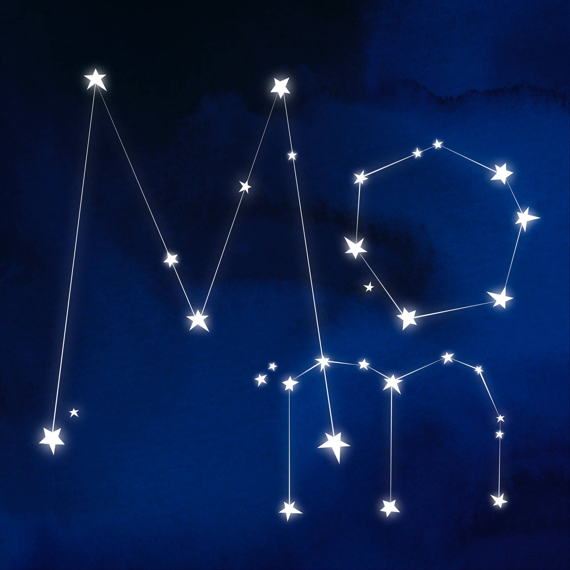 Starry Alphabet Clipart Stellar Letters and Star Numbers | Etsy