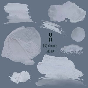 Gray With Gold Watercolor Splash and Brush Stroke Clipart, Decorative ...