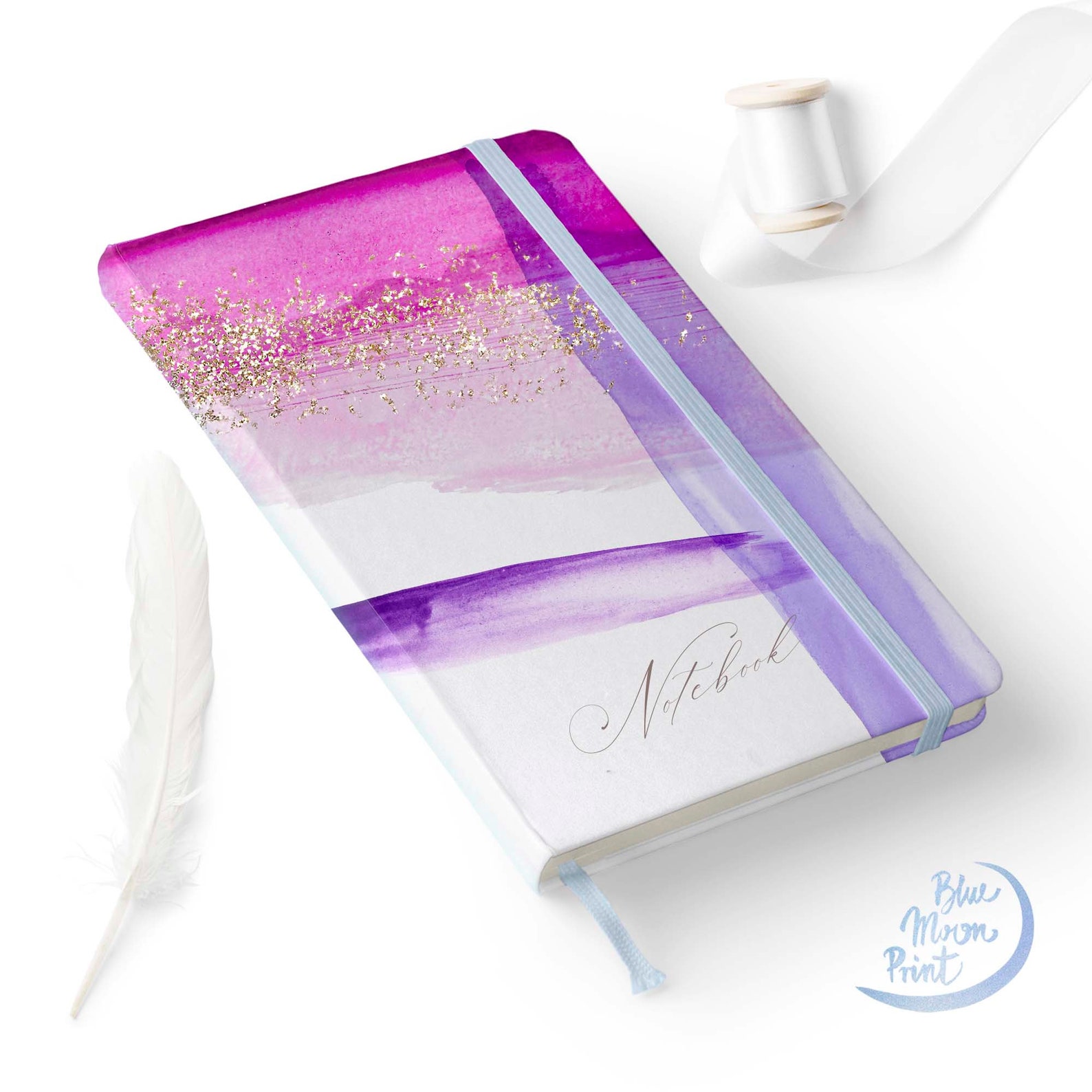 Purple Pink Lavender Watercolor Brush Strokes Clipart. Set of - Etsy