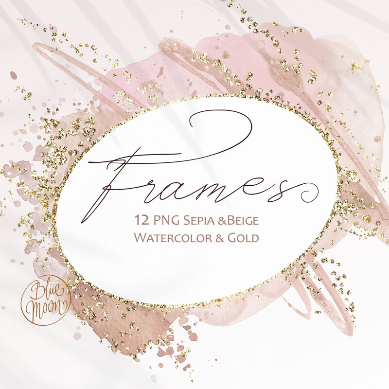 Watercolor Frames - Etsy