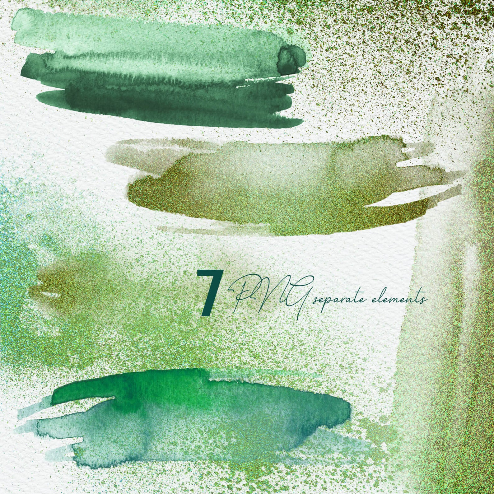 Emerald Watercolor Backgrounds, Elegant Bottle Green Textures and ...