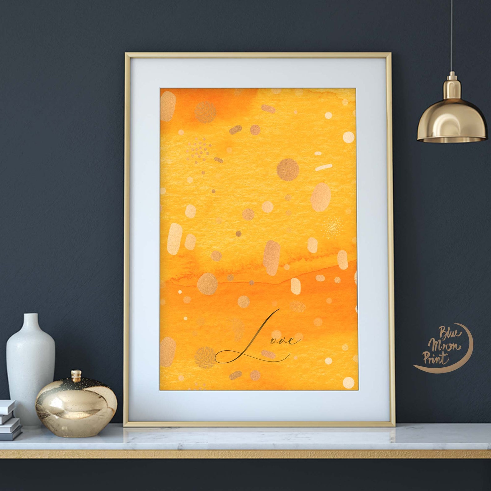 Orange Watercolor Backgrounds Textures 12x12 Plus - Etsy