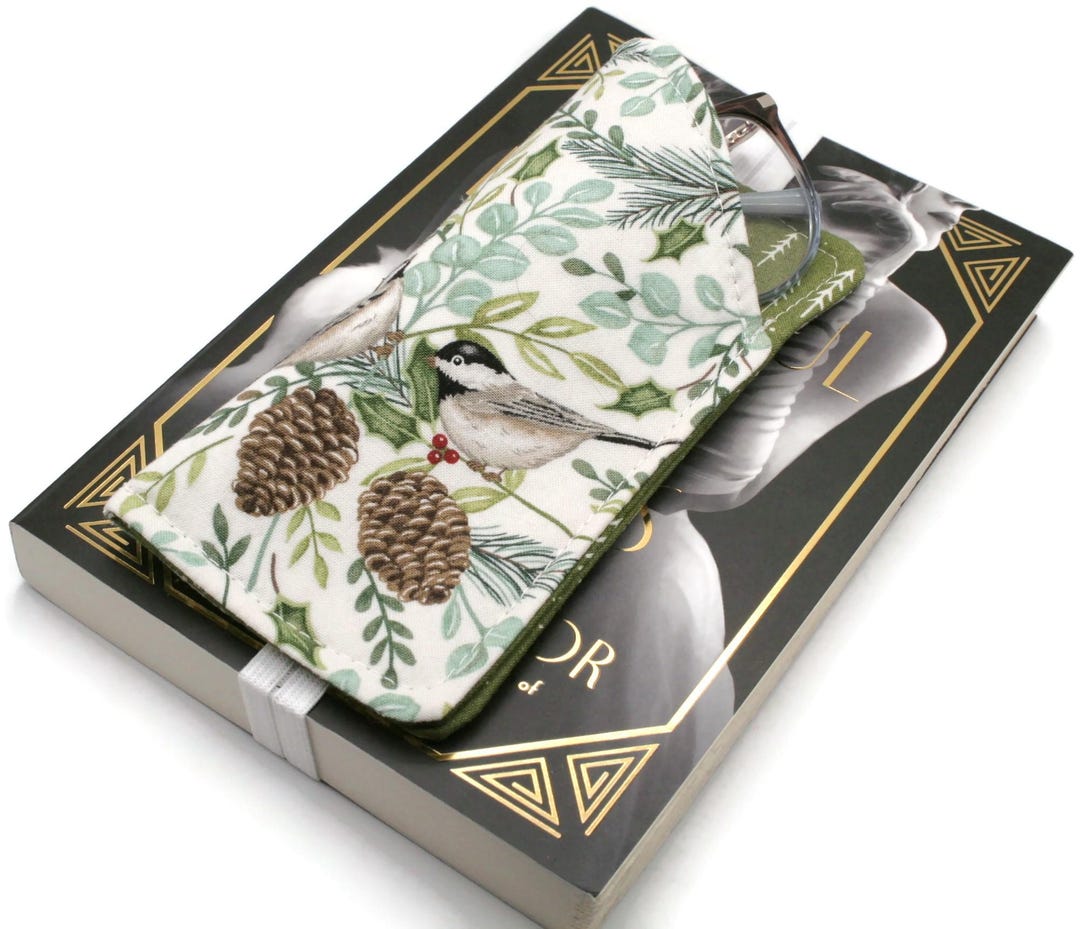 Padded Eyeglass Case Bookmark, Holder, Pouch, Holidays at Home - Etsy