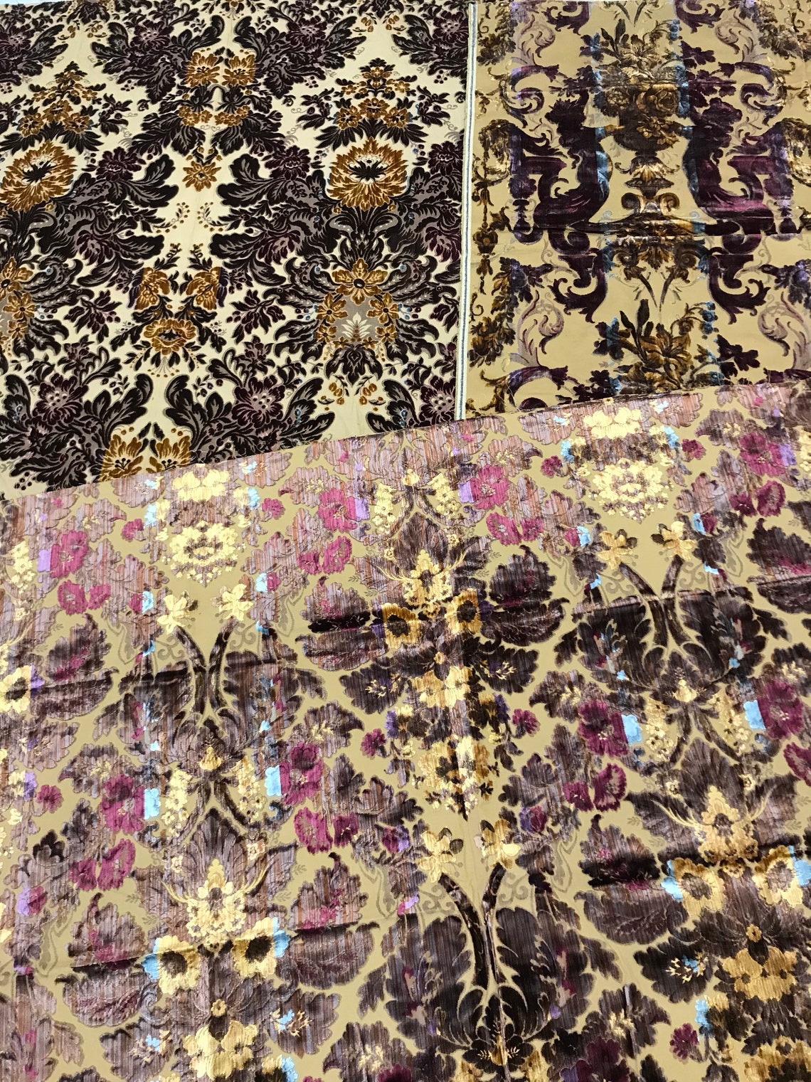 Designer Velvet Fabric - Etsy