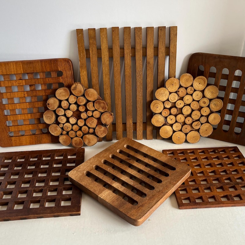 Wooden Trivets - Etsy