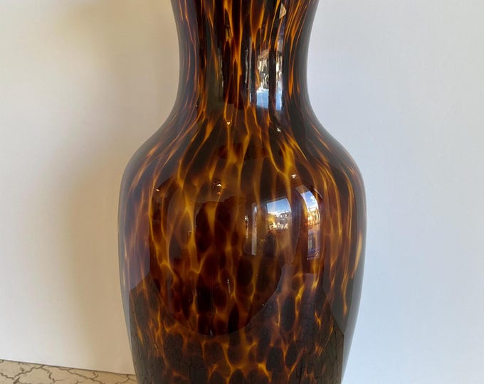 Murano Glass Leopard Vase: Hand Blown Art Glass - Etsy