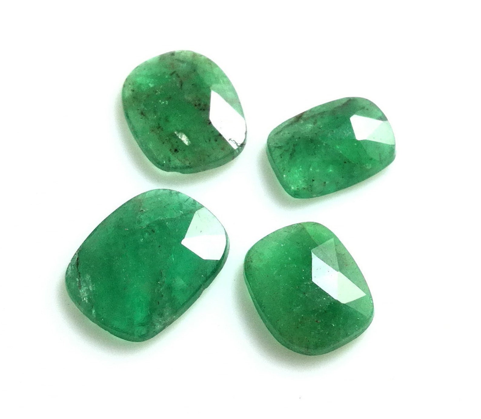 Beautiful 7.00X9.50 To 11.50X9.00 M.M.Natural Zambian Emerald | Etsy