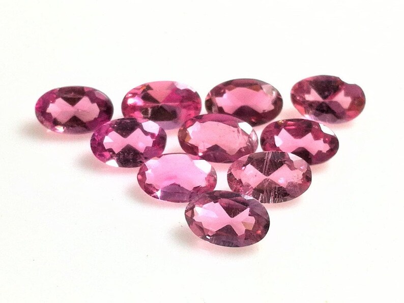 3X5 M.M. Oval Natural Pink Tourmaline Faceted AAA Quality - Etsy
