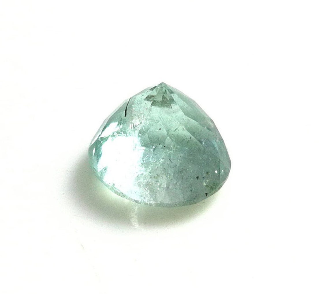 Natural Light Green Aquamarine Faceted 10.50 M.M. Round AAA - Etsy