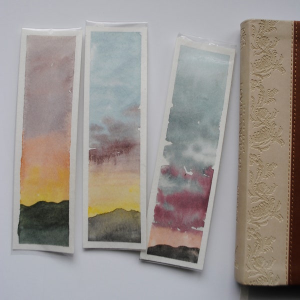 Watercolor Bookmark - Etsy
