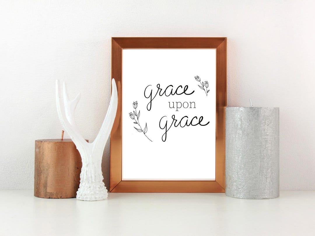 Set of Bible Verse Calligraphy Prints, Minimalist Home Decor, Instant ...