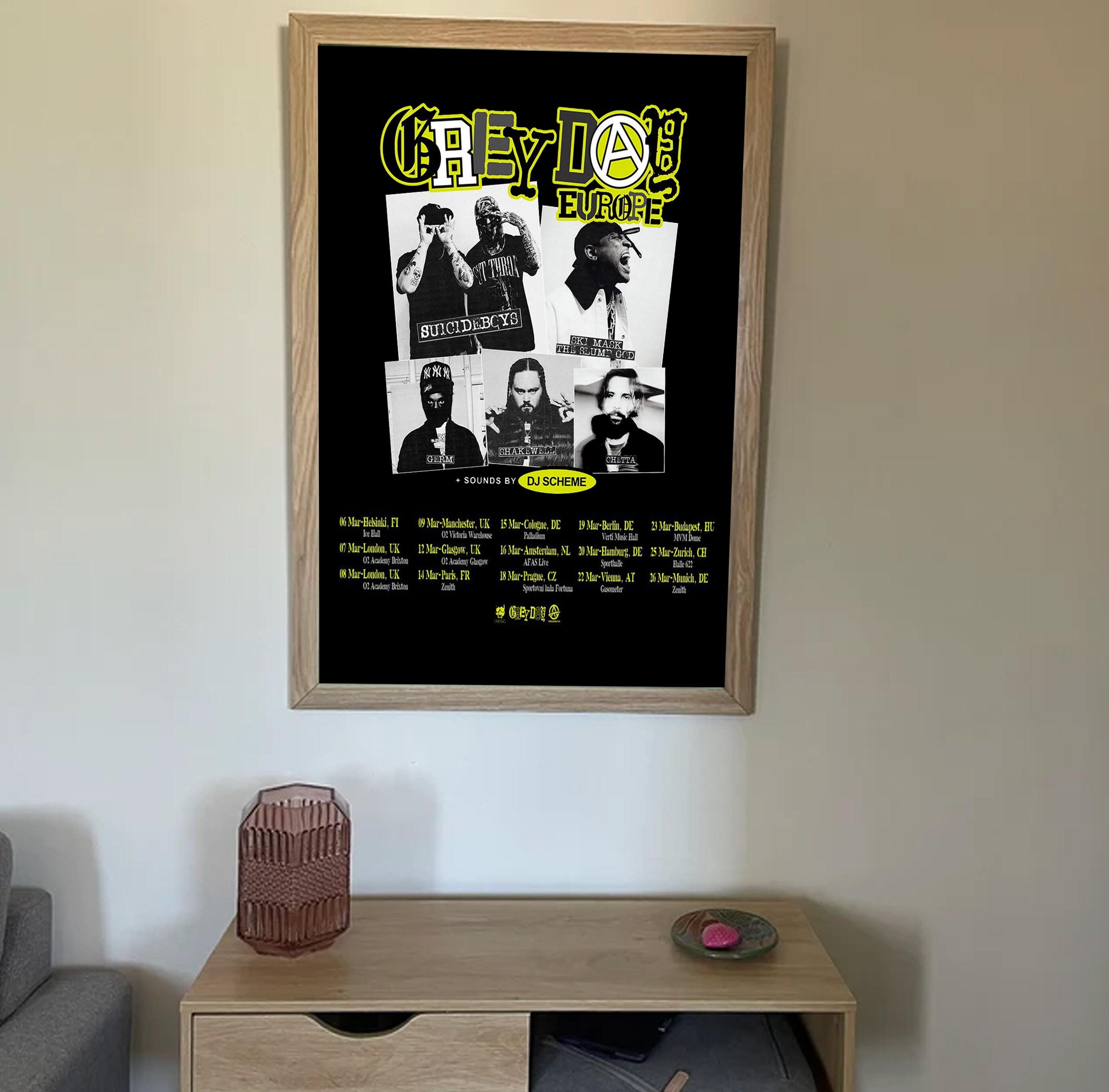 Grey Day Europe Tour 2023 Poster